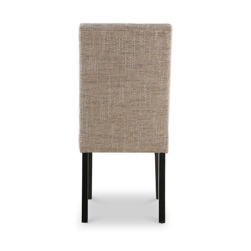 Madoc Oatmeal Waffle Stitch Dining Chair | 4 Leg Colours | Roseland