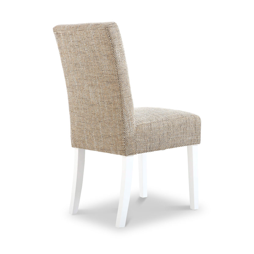 Madoc Oatmeal Waffle Stitch Dining Chair | 4 Leg Colours | Roseland