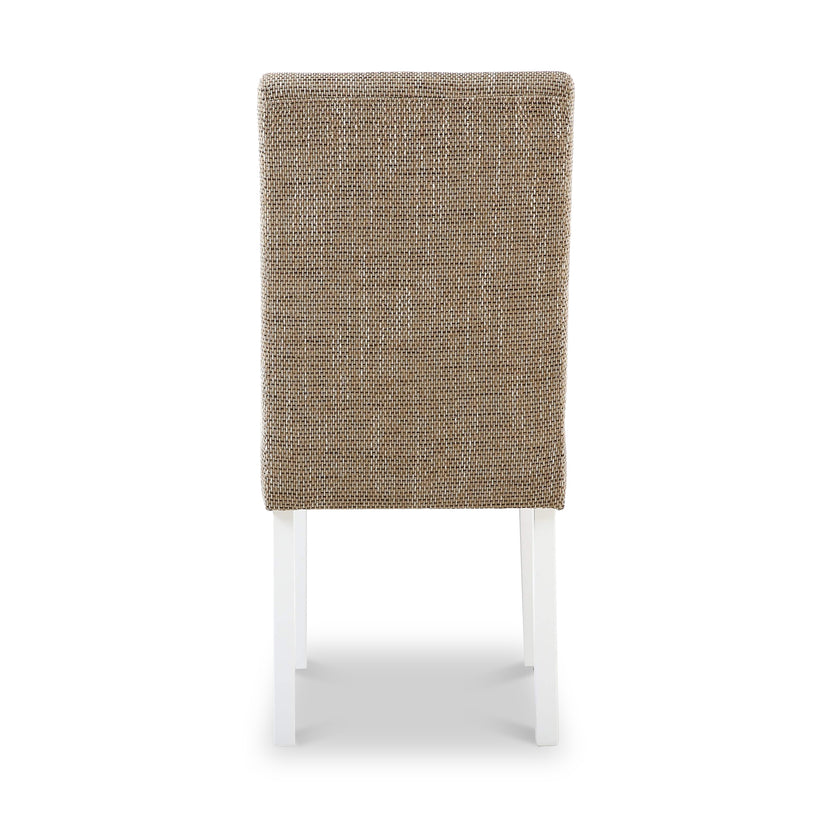 Madoc Oatmeal Waffle Stitch Dining Chair | 4 Leg Colours | Roseland