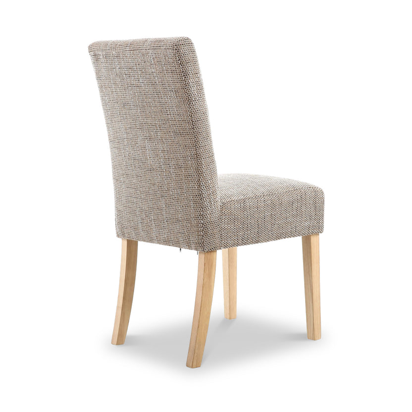 Madoc Oatmeal Waffle Stitch Dining Chair | 4 Leg Colours | Roseland
