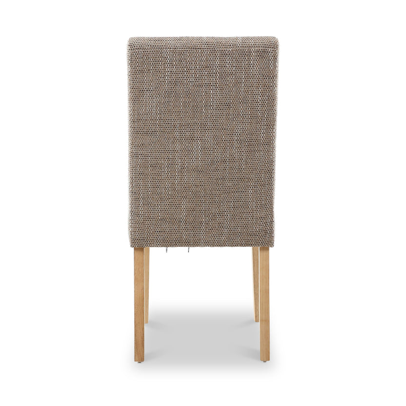 Madoc Oatmeal Waffle Stitch Dining Chair | 4 Leg Colours | Roseland