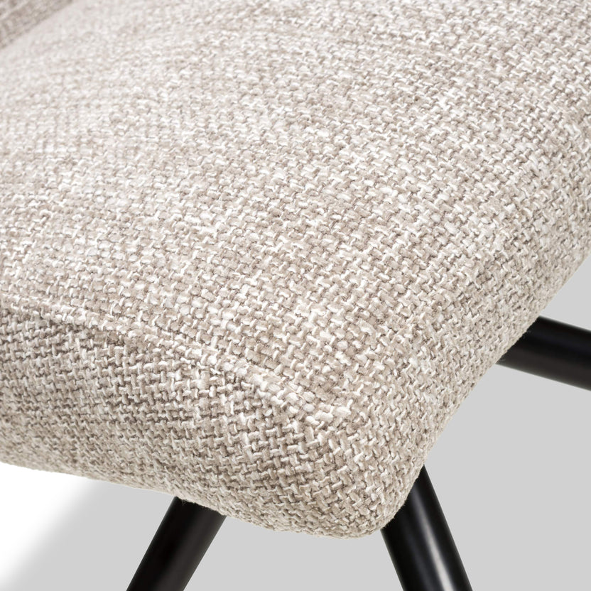 Tressa Oatmeal Tweed Dining Chair for Dining Room or Office | Roseland
