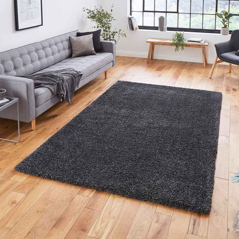 Roswell Stain Resistant Shaggy Rug | Multiple Colours & Sizes