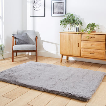Dorset Hand Tufted Super Teddy Rectangular Rug for Living Room or ...