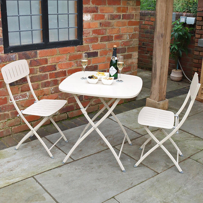 Venice 70cm Square Bistro Set | Roseland