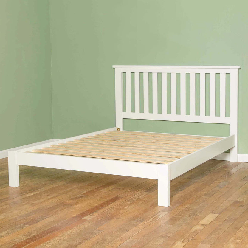 Cornish White Painted Bed Frame | Roseland