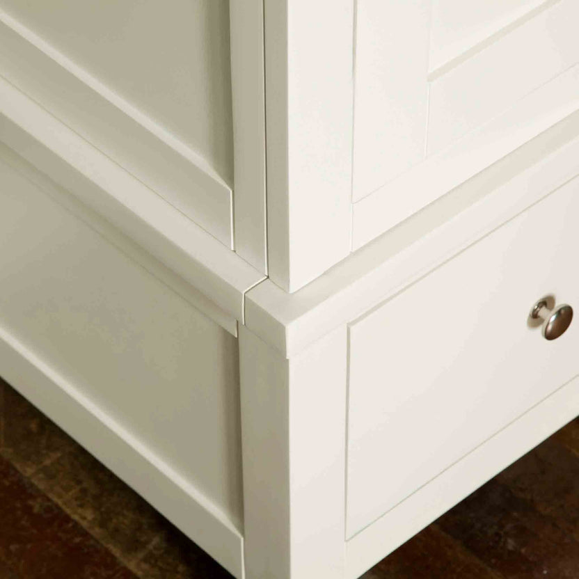 Cornish Triple Wardrobe | White or Black | Roseland