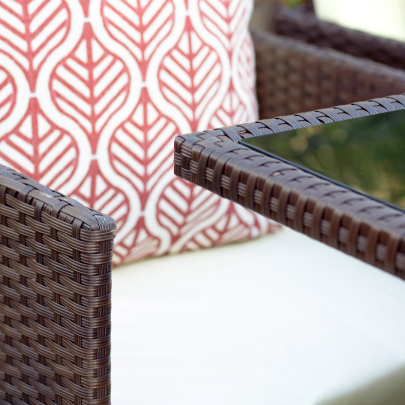 Cannes 10 Seater Rattan Cube Dining Set | Roseland