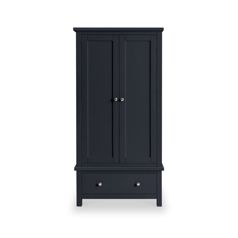 Cornish Double Wardrobe | Grey, White, Black | Roseland