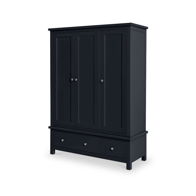 Cornish Triple Wardrobe | White or Black | Roseland