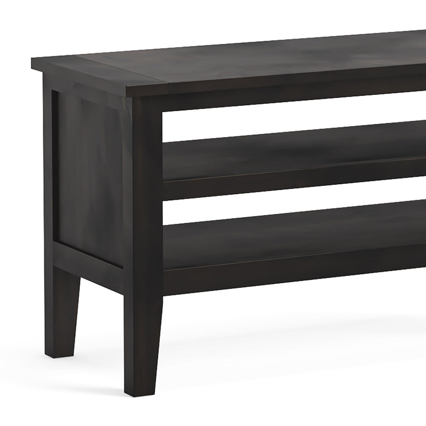 Elise Acacia Wooden Small TV Unit in Black of Grey | Roseland