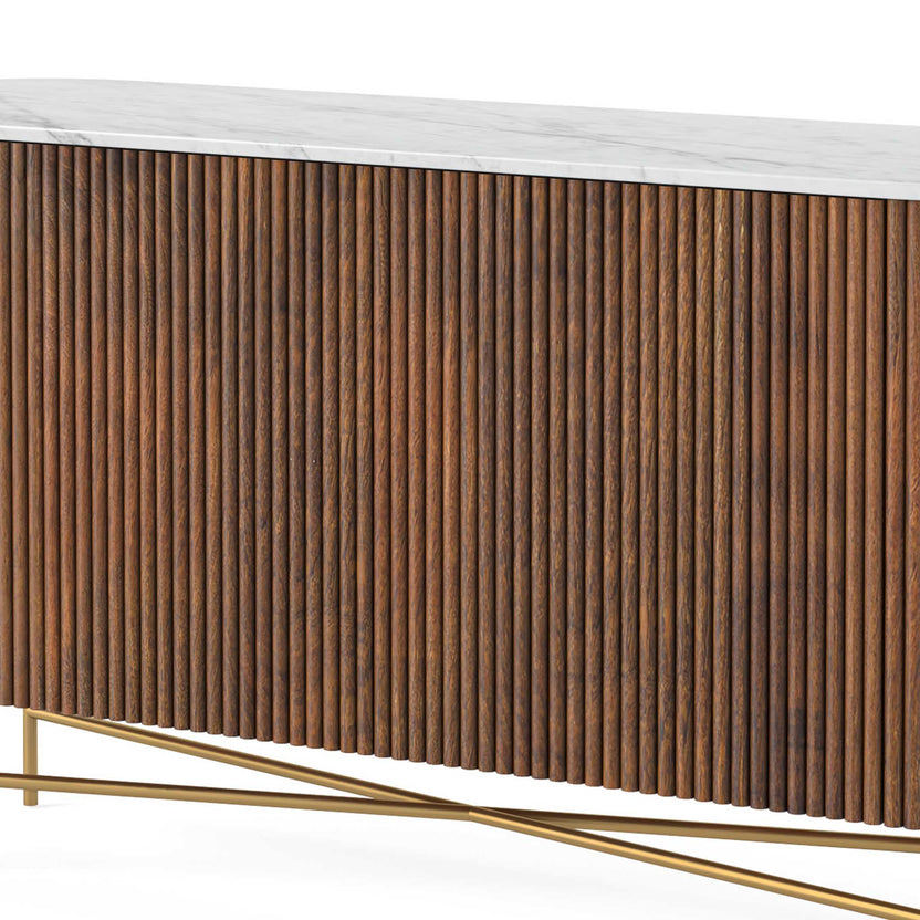Milo Mango & Marble Fluted Sideboard | Roseland
