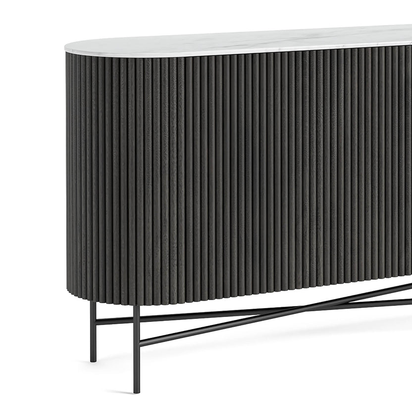 Milo Mango & Marble Fluted Sideboard | Roseland