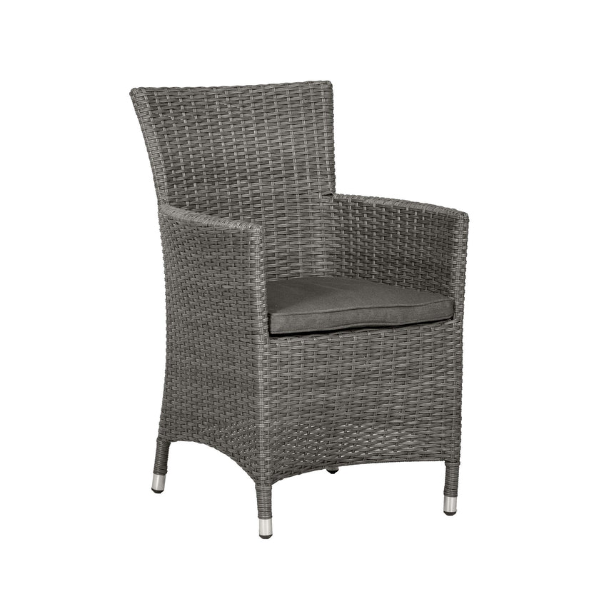 Paris 4 Seat Rattan Round Dining Set | Garden Table & Chairs