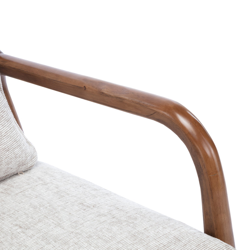 Khali Mid Century Padded Rocking Chair for Living Room | Roseland