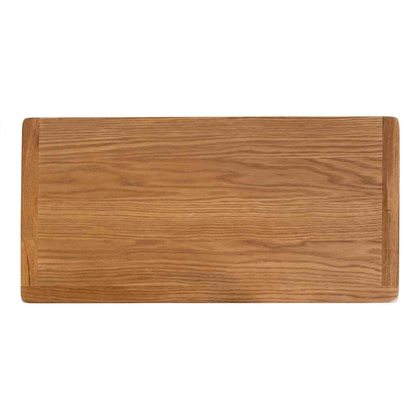 Surrey Oak Blanket Box with Sprung Top, Solid Wood | Rustic Waxed Oak