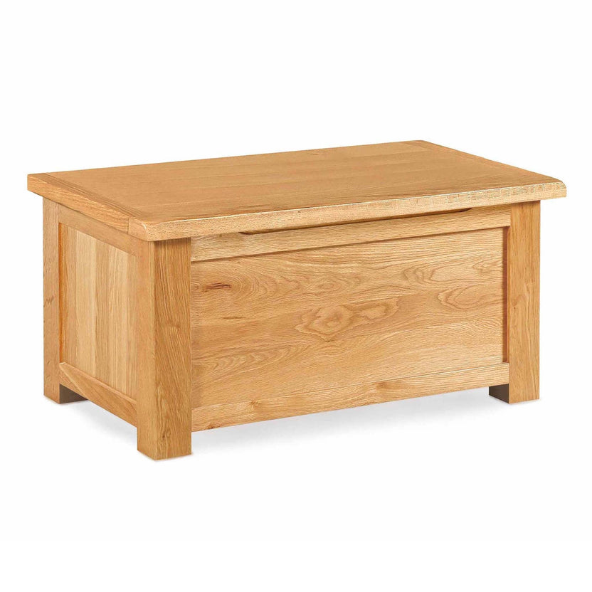 Lanner Oak Blanket Box, Toy Chest | Sprung Lid | Roseland