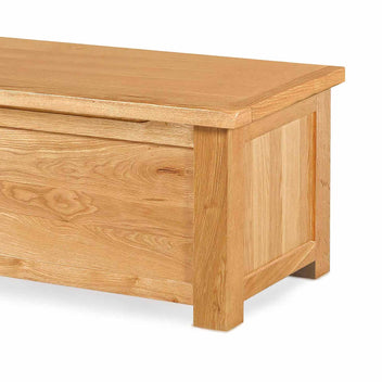 Lanner Oak Blanket Box, Toy Chest | Sprung Lid | Roseland