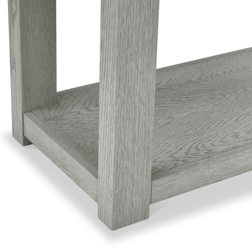 Cardona Grey Console Table with 2 Drawers for Hallway | Roseland