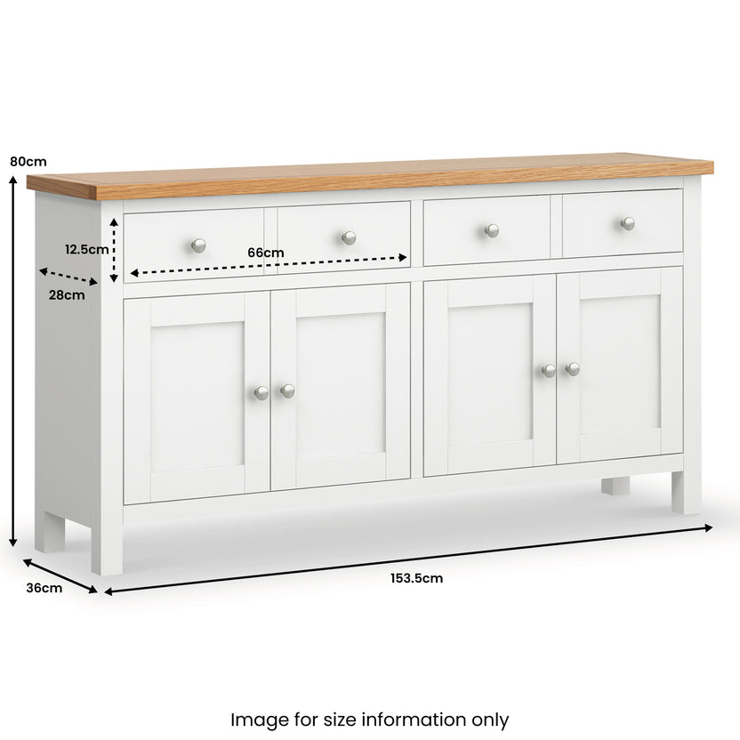 Farrow Extra Large Sideboard | Grey, Cream, White & More | Roseland