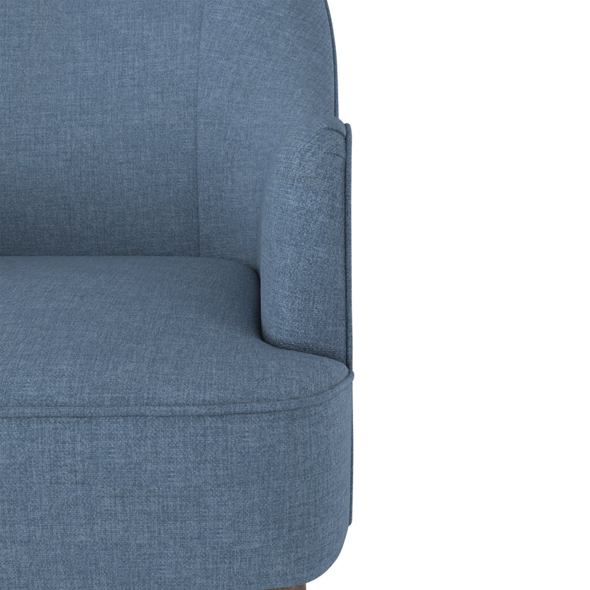 Todd Comfy Fabric Accent Armchair for Living Room or Bedroom Roseland