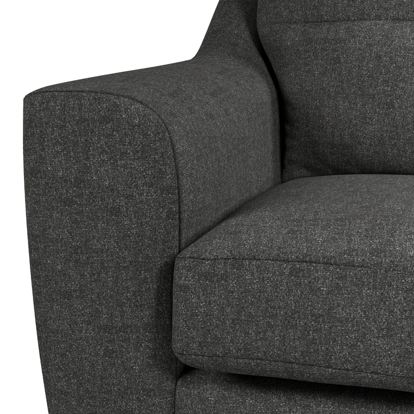 Justin 2 Seater Fabric Sofa | Traditional Tufted Couch | Roseland