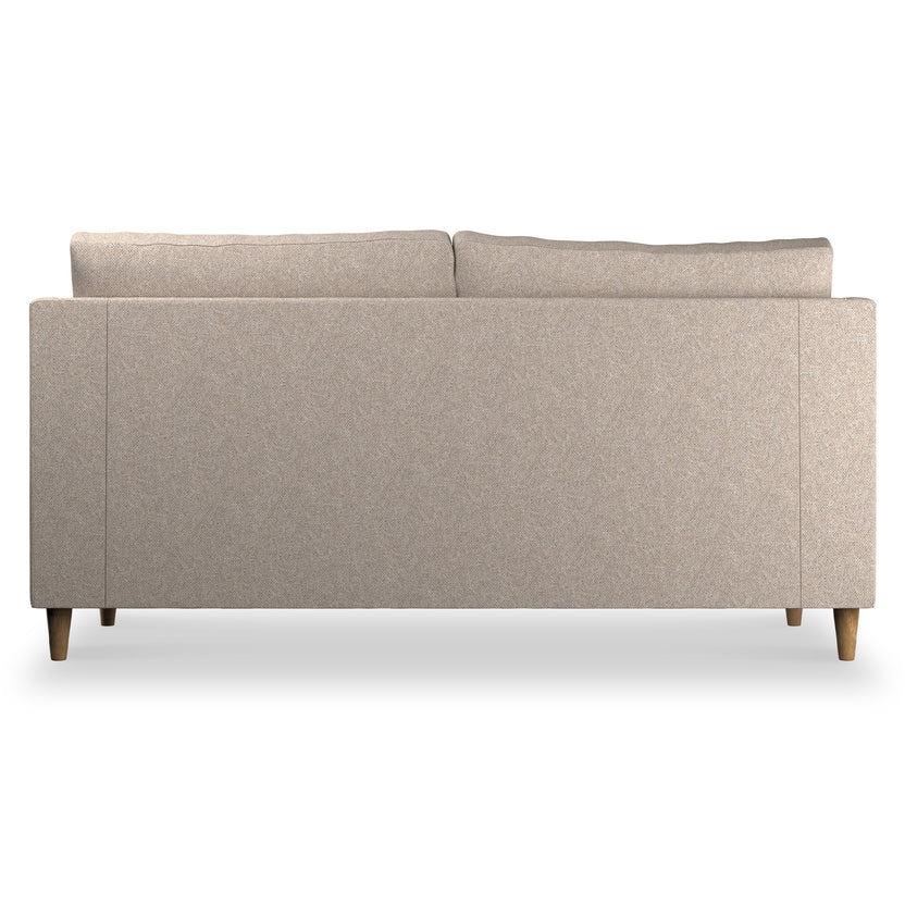 Justin 3 Seater Fabric Sofa | Traditional Tufted Couch | Roseland