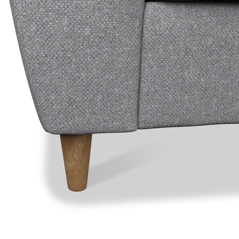 Justin 3 Seater Fabric Sofa | Traditional Tufted Couch | Roseland