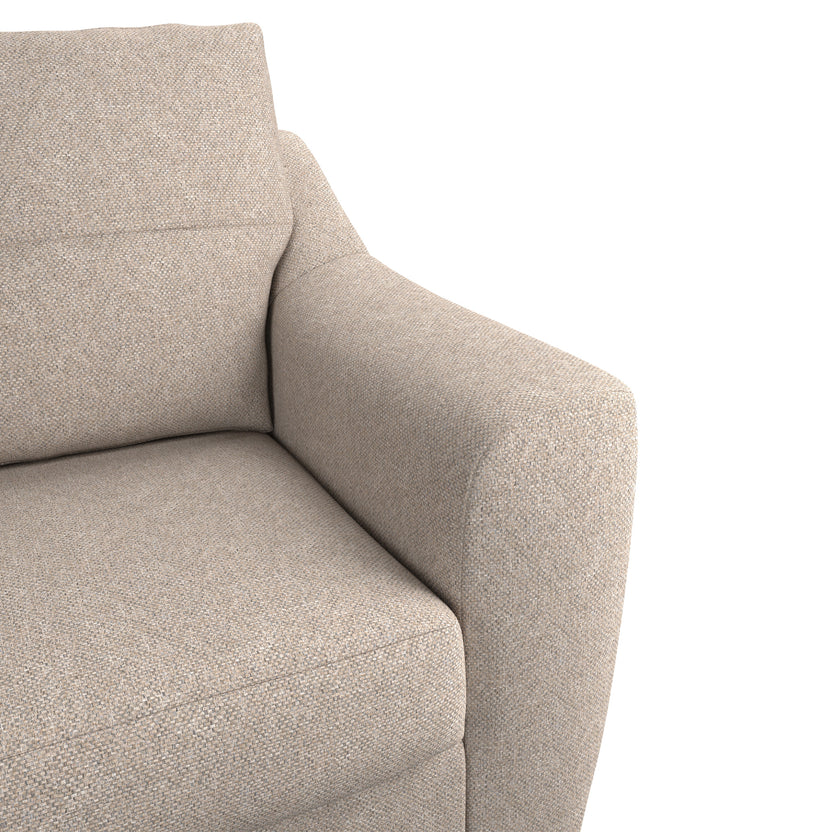 Justin 3 Seater Chaise Sofa | Traditional Tufted Couch | Roseland
