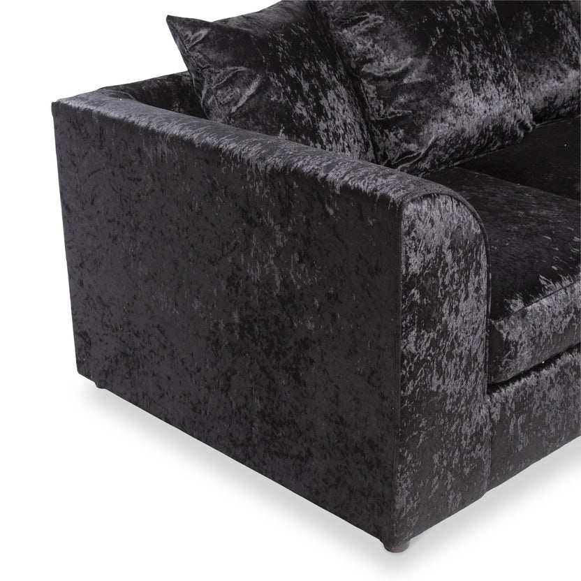 Tamara 2 Seater Crushed Velvet Scatter Sofa | Roseland