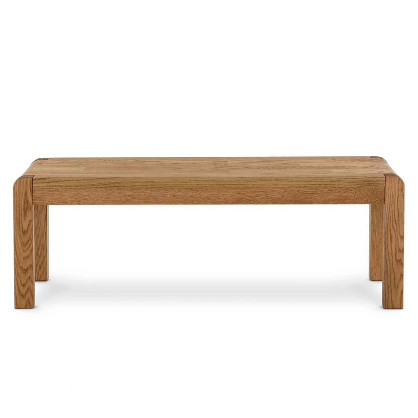 Harvey Chunky Oak 130cm Dining Bench | Seats 3 Adults | Roseland