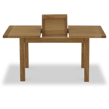 Broadway Oak Compact Extending Dining Table | W:120-165cm | Roseland
