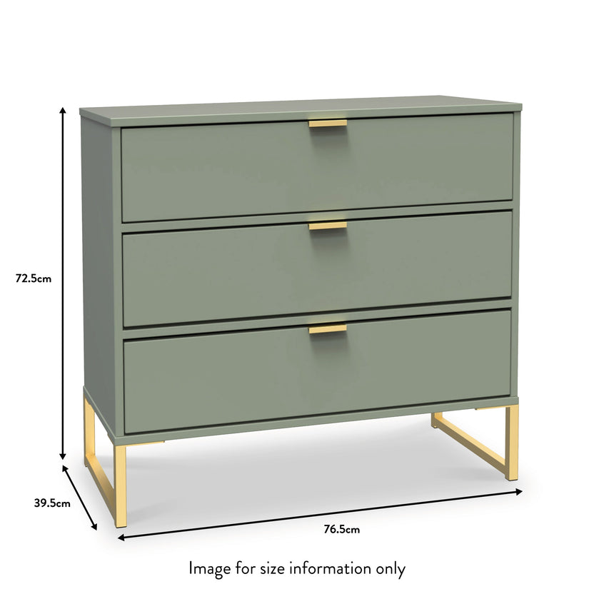 Hudson 3 Drawer Unit | Roseland