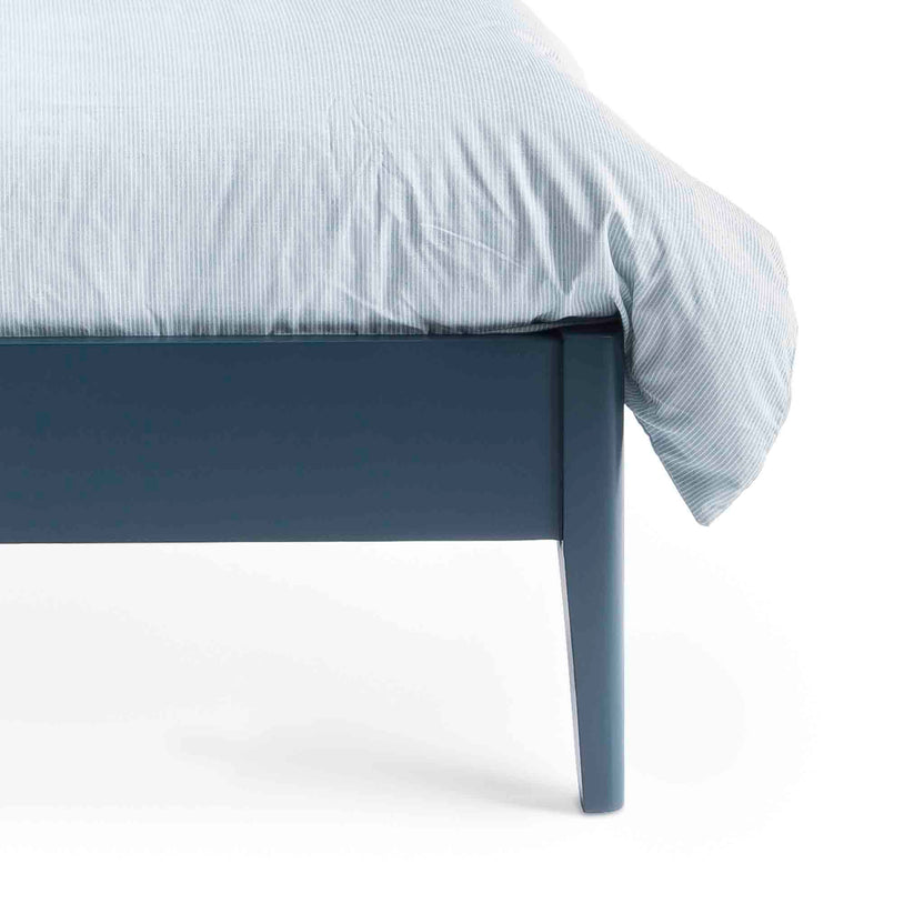 Stirling Blue Painted Bed Frames, Solid Pine Wood | Roseland